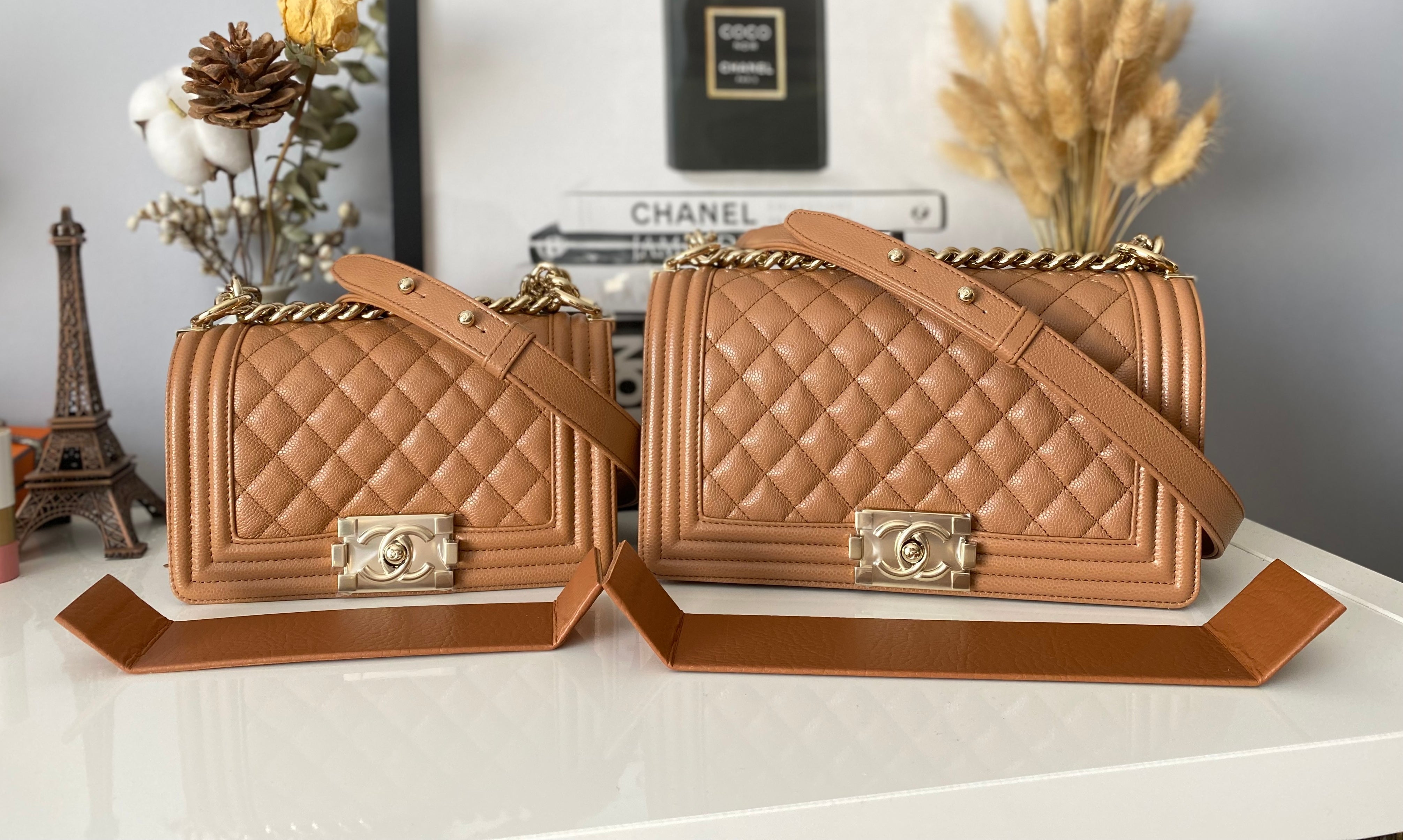 Chanel Le Boy Sizes and Why Bag Base Shapers Are Essentials? – M ...